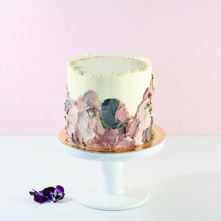 Textured Buttercream Cake - What Sarah Bakes - Cakery