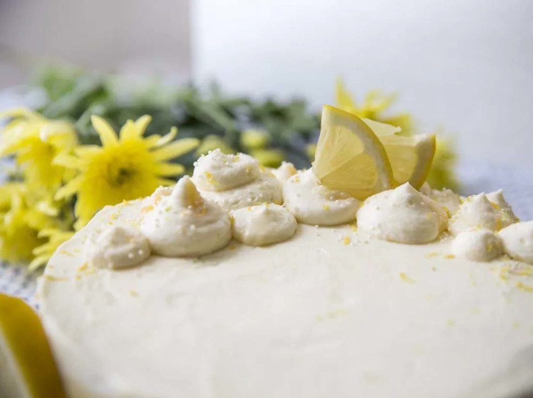 LEMON LAYER CAKE WITH MASCARPONE CREAM FROSTING - What Sarah Bakes